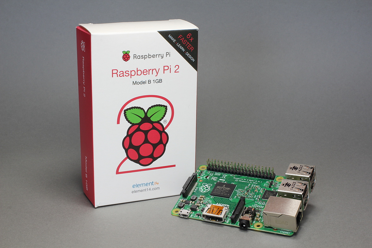 Raspberry Pi 2 B quad core 900 MHz + 1 GB RAM - OpenDisplayCase